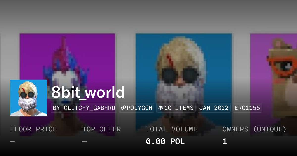 8bit_world - Collection | OpenSea