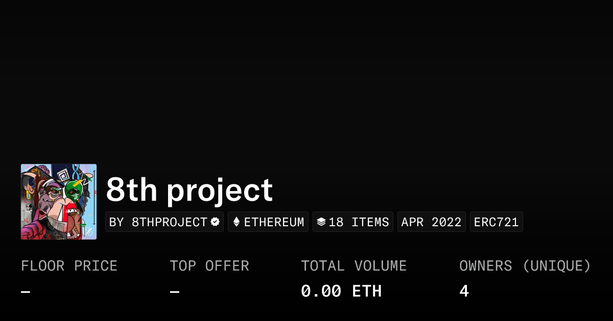 8th project - Collection | OpenSea