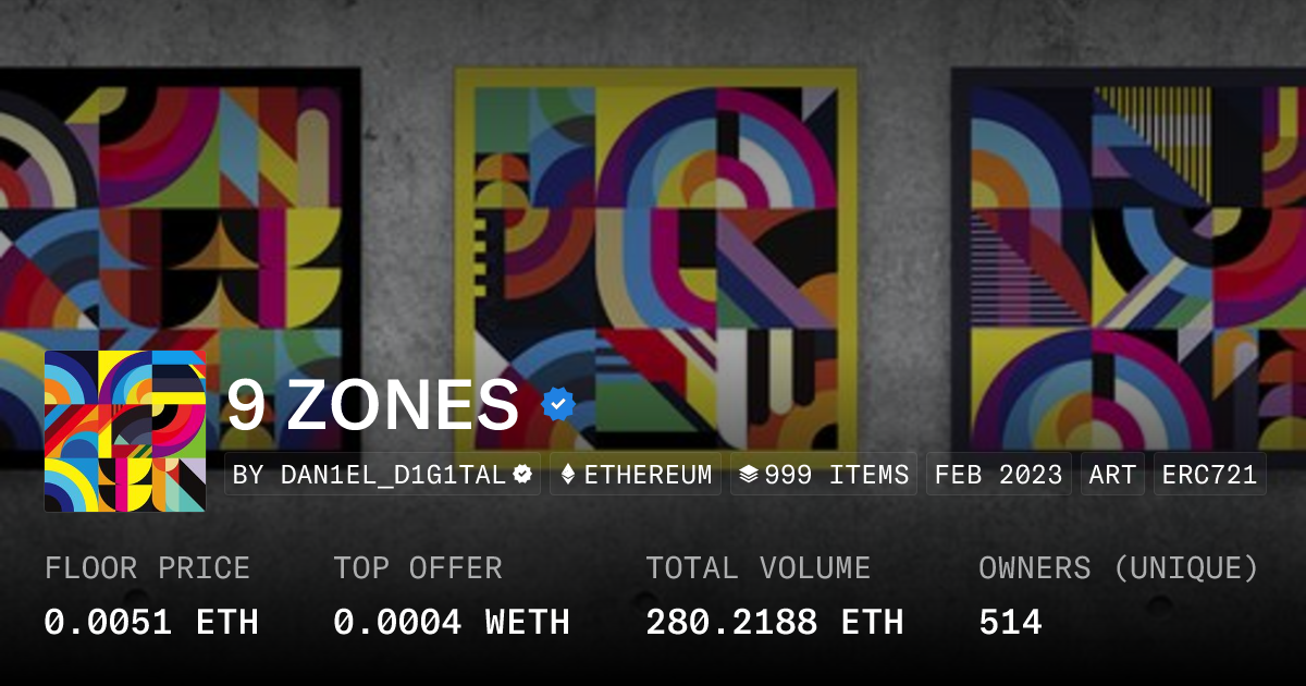 9 ZONES - Collection | OpenSea