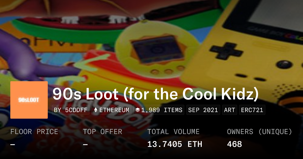 90s Loot (for the Cool Kidz) - Collection | OpenSea