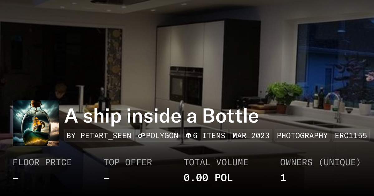 A ship inside a Bottle - Collection | OpenSea