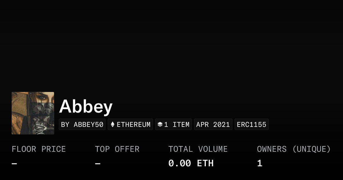 Abbey - Collection | OpenSea