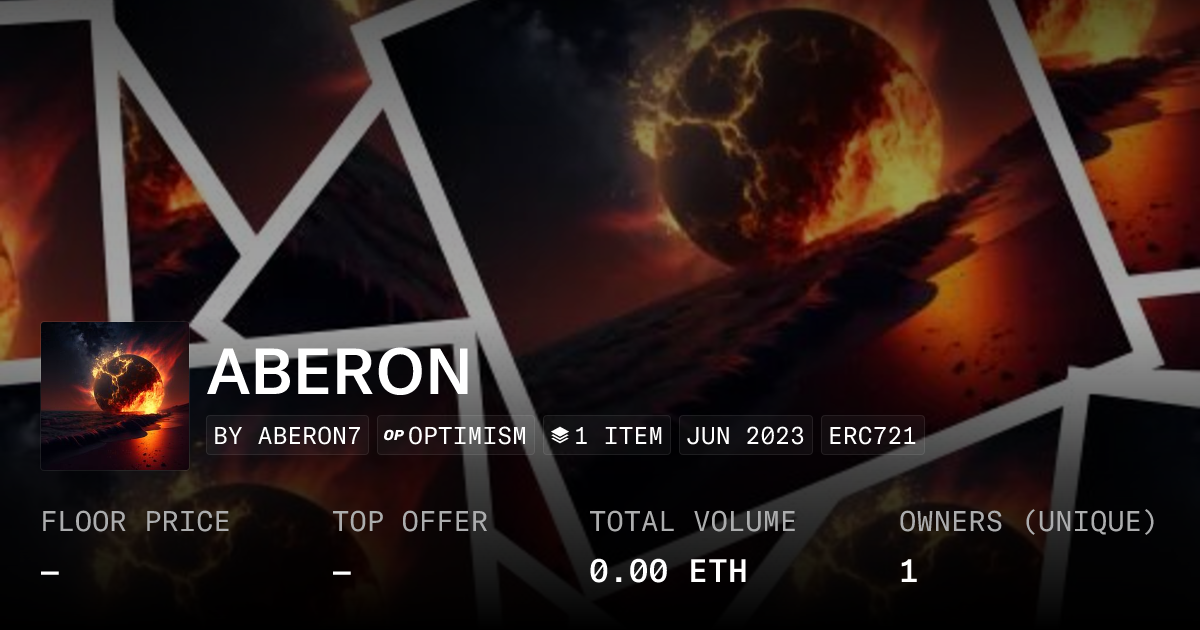 ABERON - Collection | OpenSea