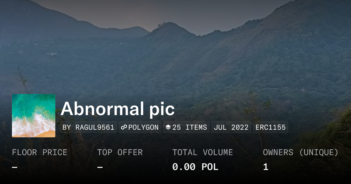 Abnormal pic - Collection | OpenSea