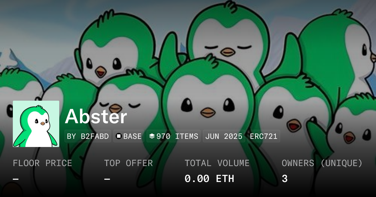 Abster - Collection | OpenSea