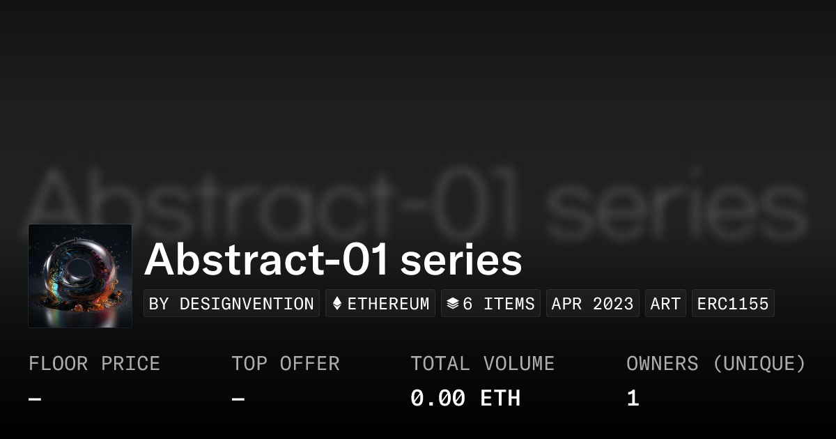 Abstract-01 series - Collection | OpenSea