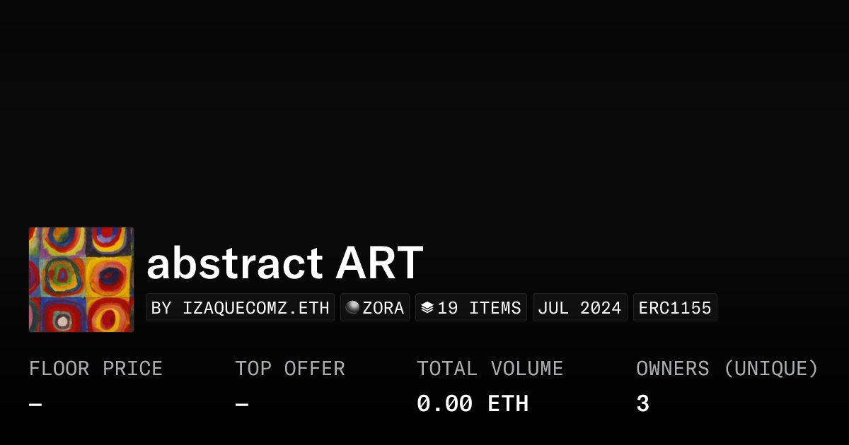 abstract ART - Collection | OpenSea