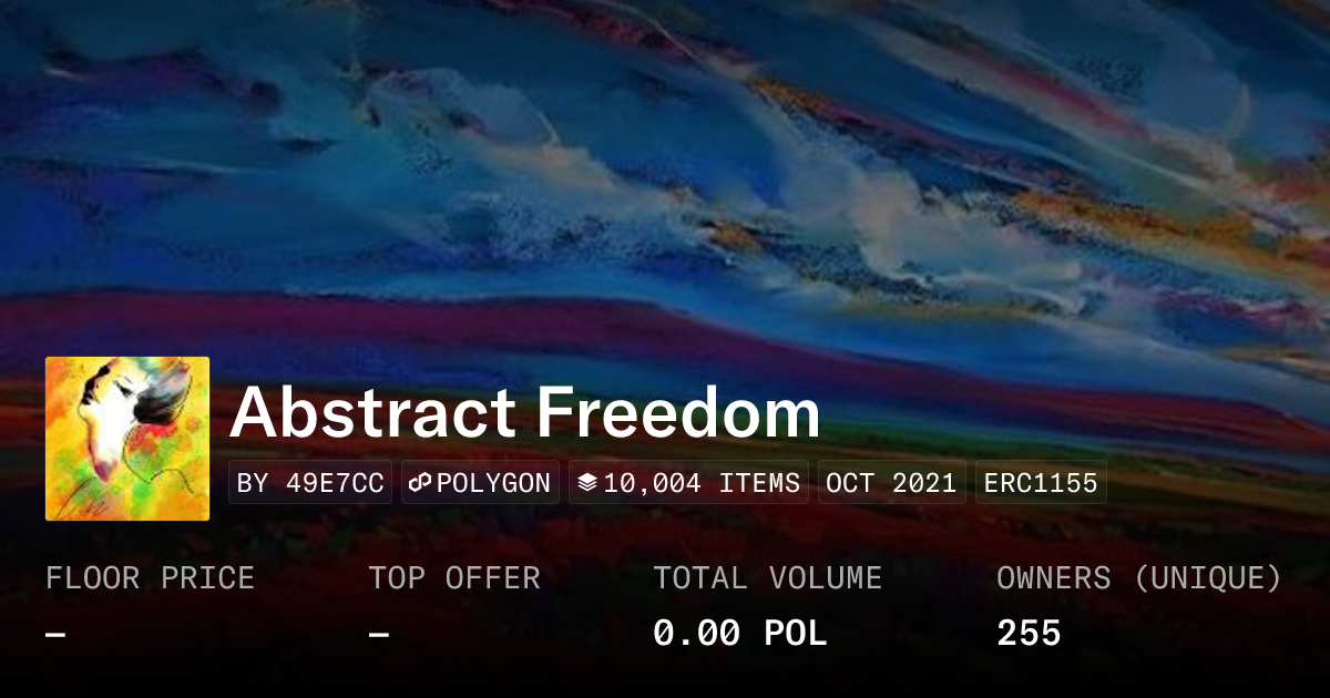 Abstract Freedom - Collection | OpenSea