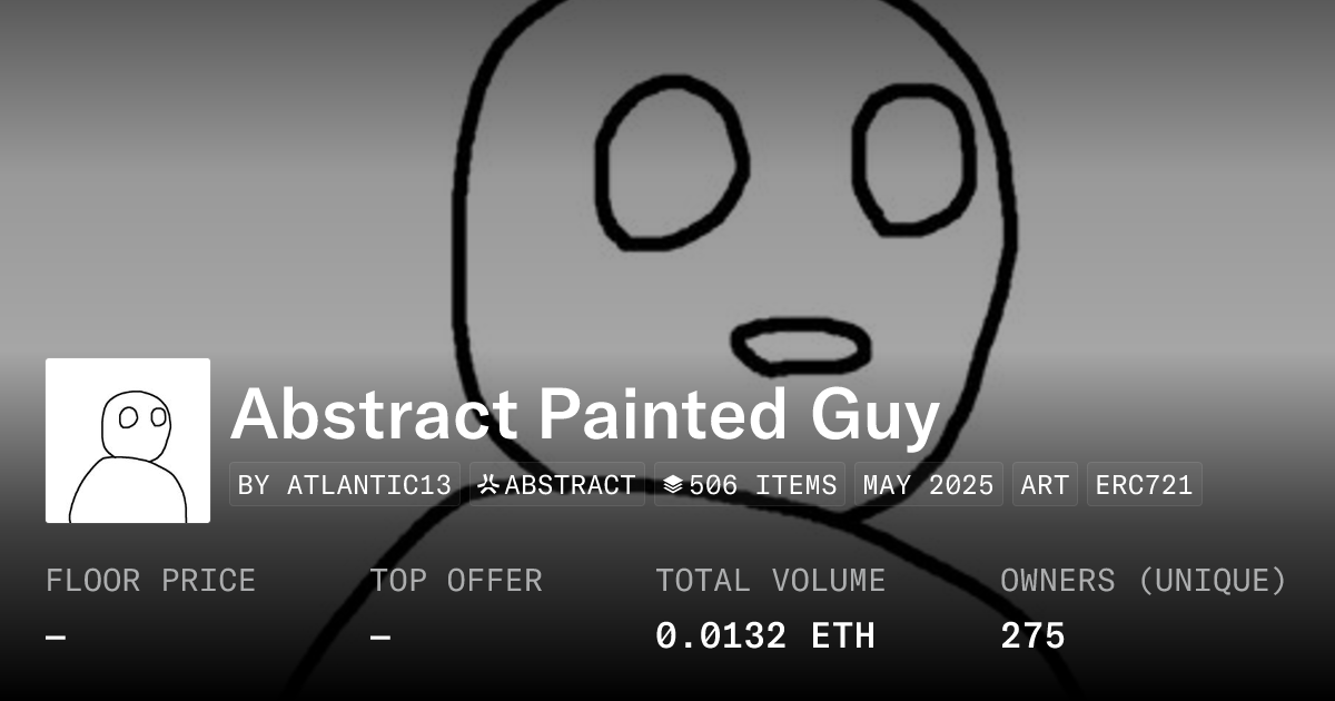 Abstract Painted Guy - Collection | OpenSea
