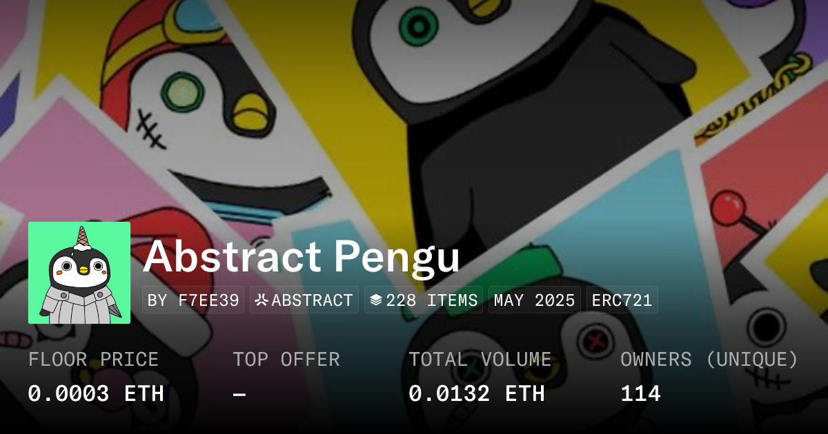 Abstract Pengu - Collection | OpenSea