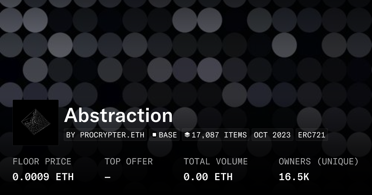 Abstraction - Collection | OpenSea