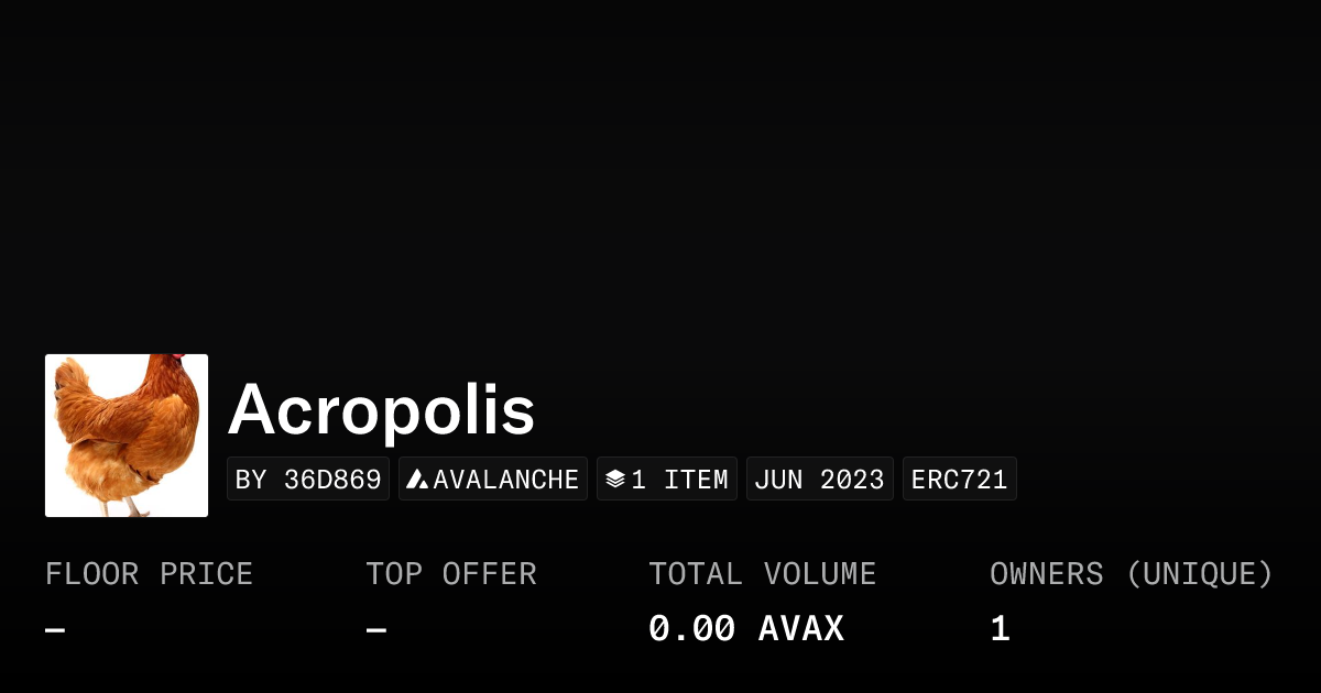 Acropolis - Collection | OpenSea