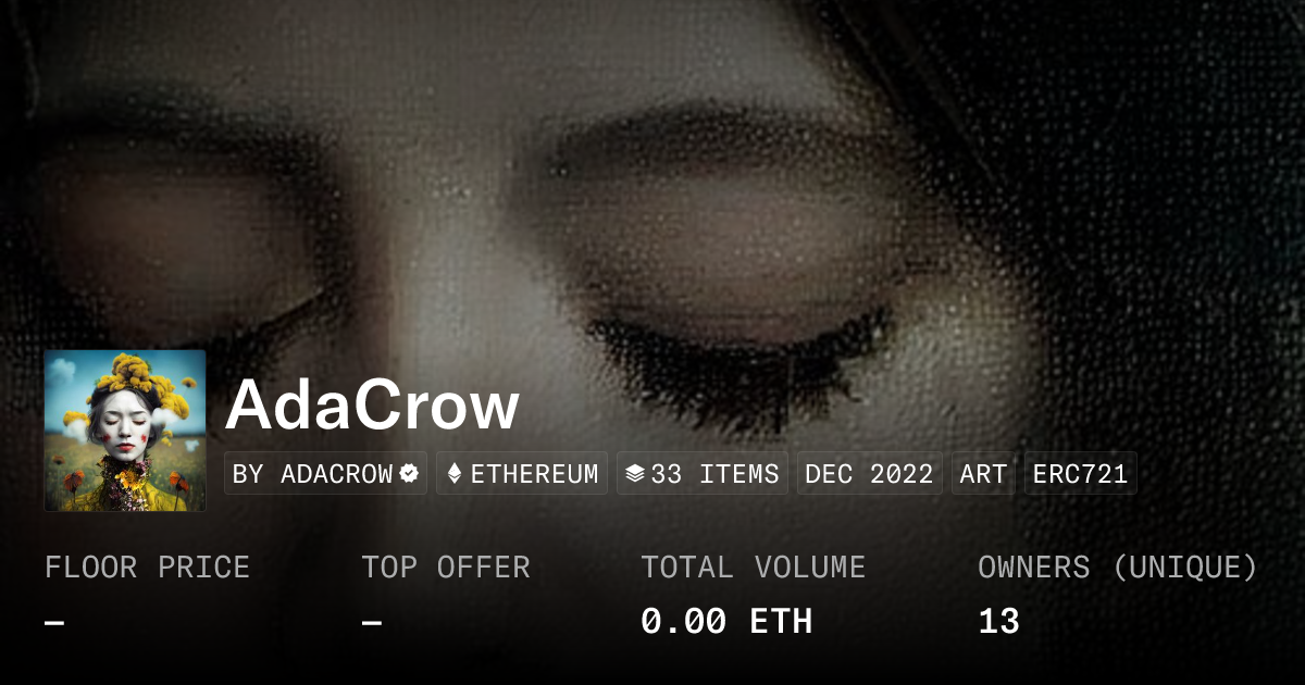 AdaCrow - Collection | OpenSea
