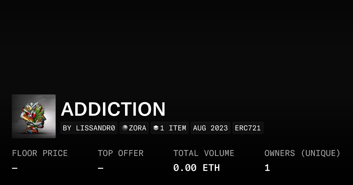 ADDICTION - Collection | OpenSea