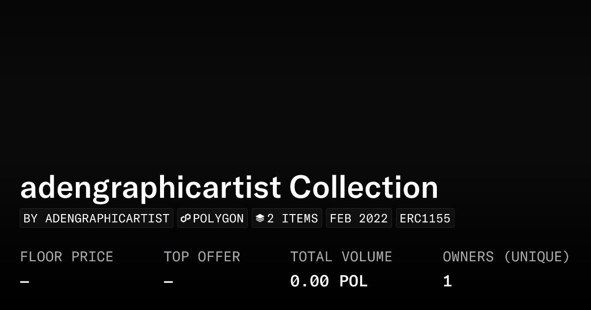 adengraphicartist Collection - Collection | OpenSea