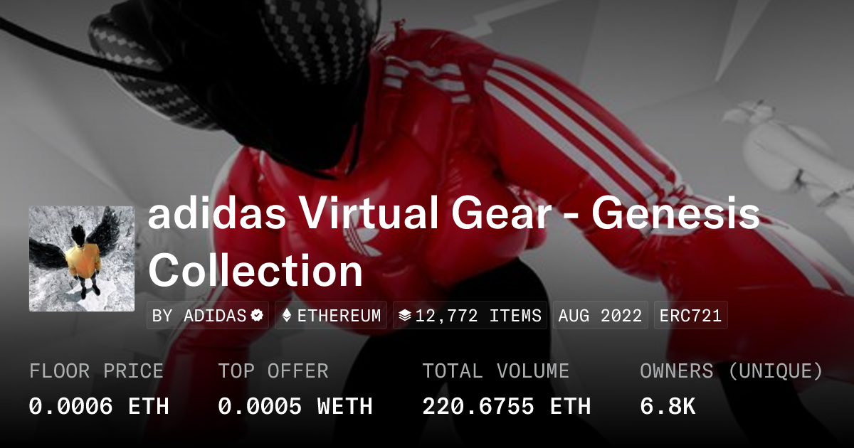 adidas Virtual Gear - Genesis Collection - Collection | OpenSea