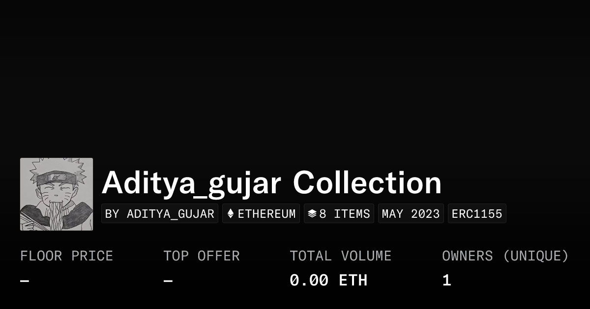 Aditya_gujar Collection - Collection | OpenSea