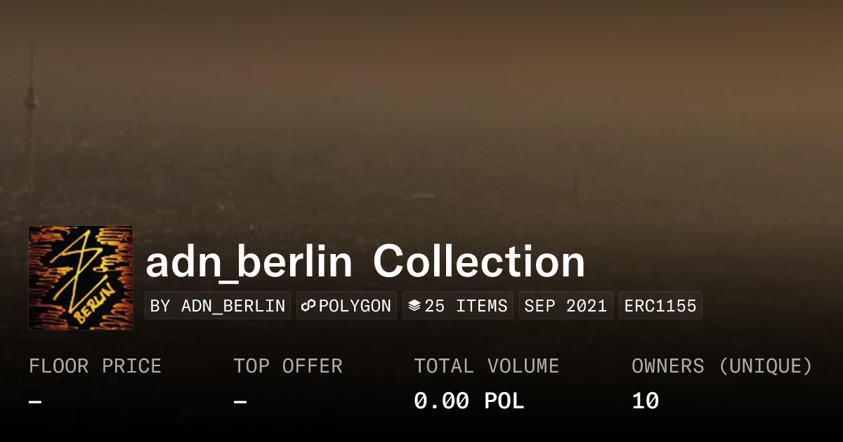 adn_berlin Collection - Collection | OpenSea