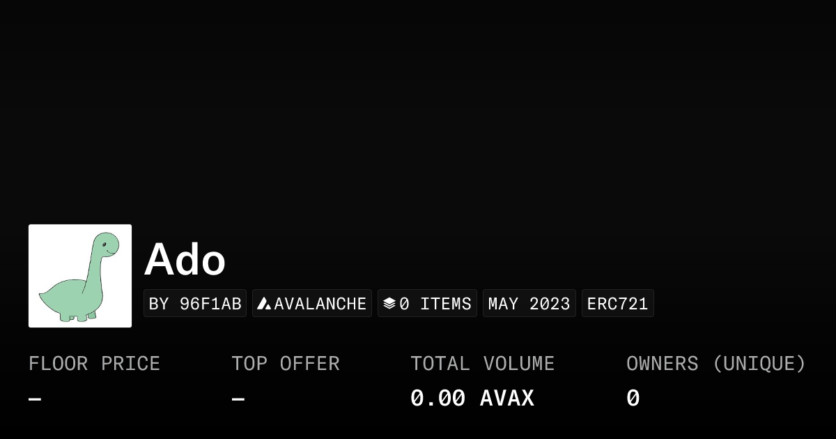 Ado - Collection | OpenSea