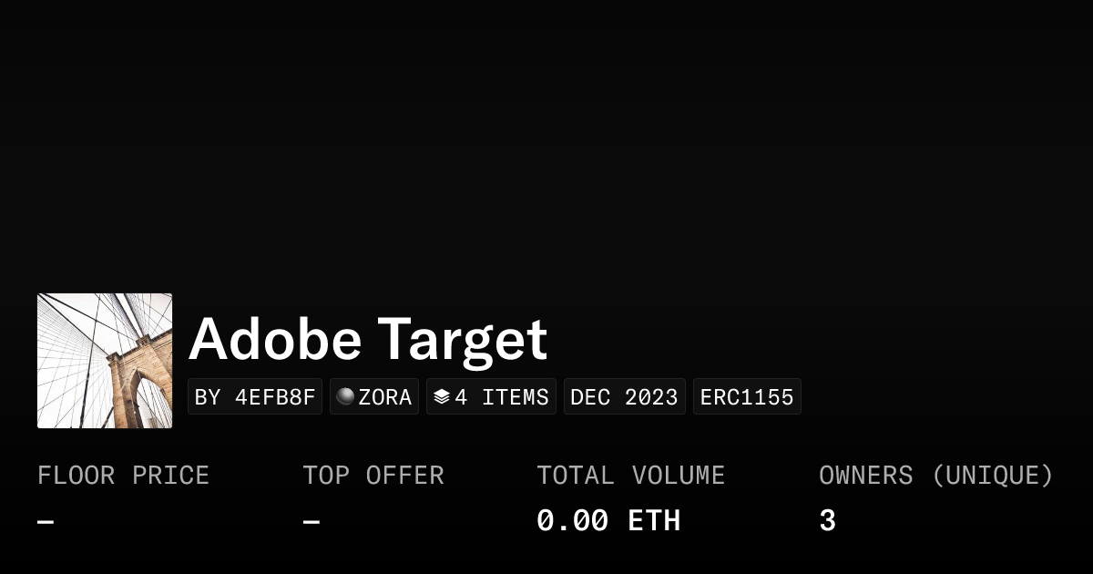 Adobe Target - Collection | OpenSea