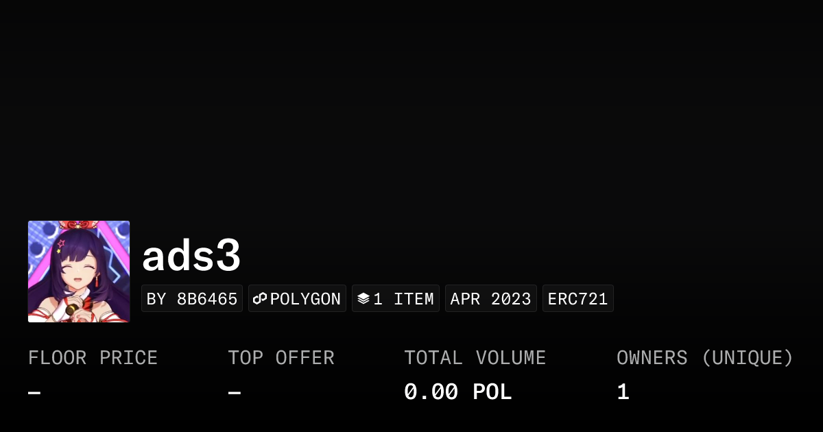 ads3 - Collection | OpenSea