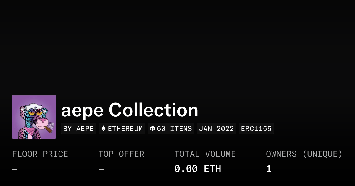 aepe Collection - Collection | OpenSea