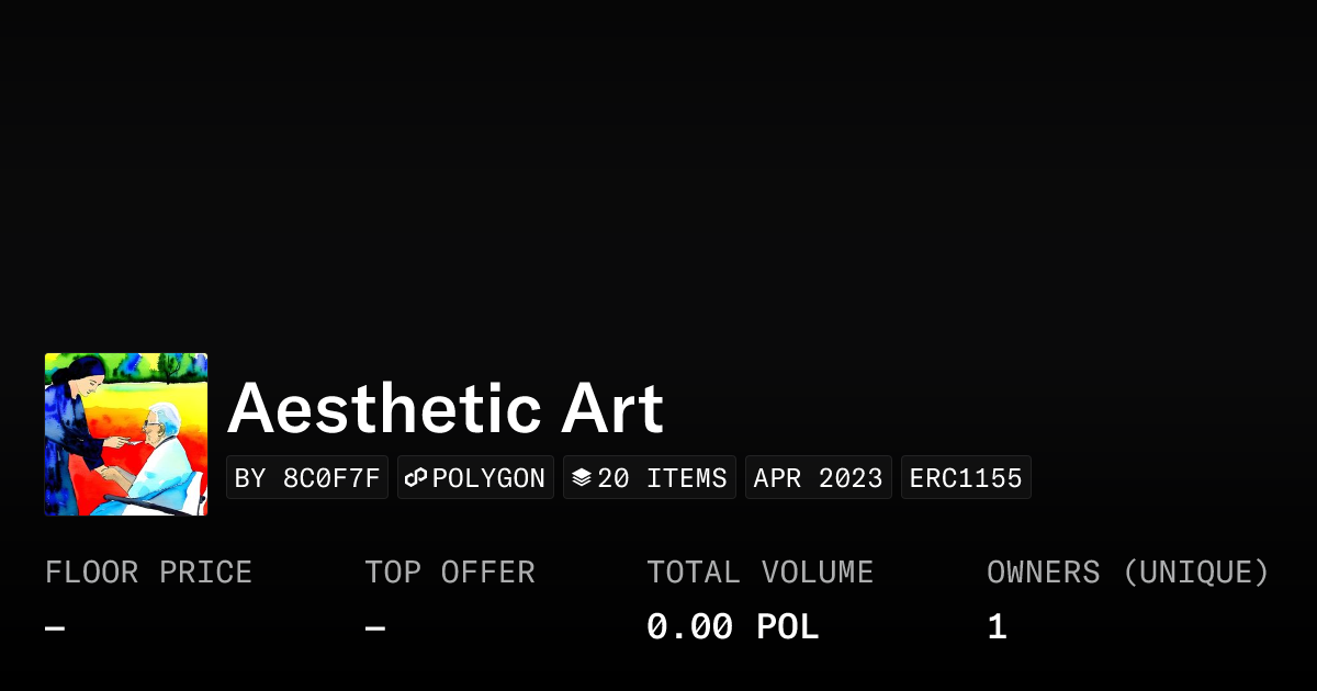 Aesthetic Art - Collection | OpenSea