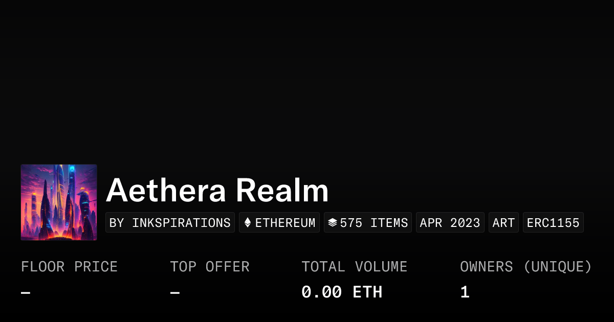 Aethera Realm - Collection | OpenSea