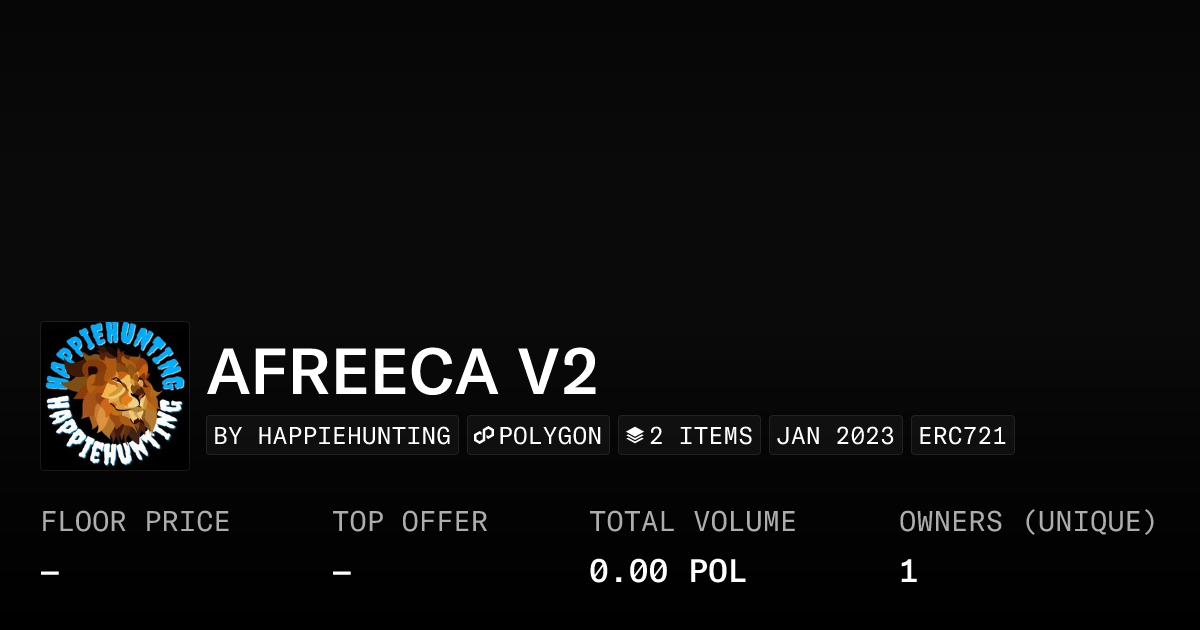 AFREECA V2 - Collection | OpenSea