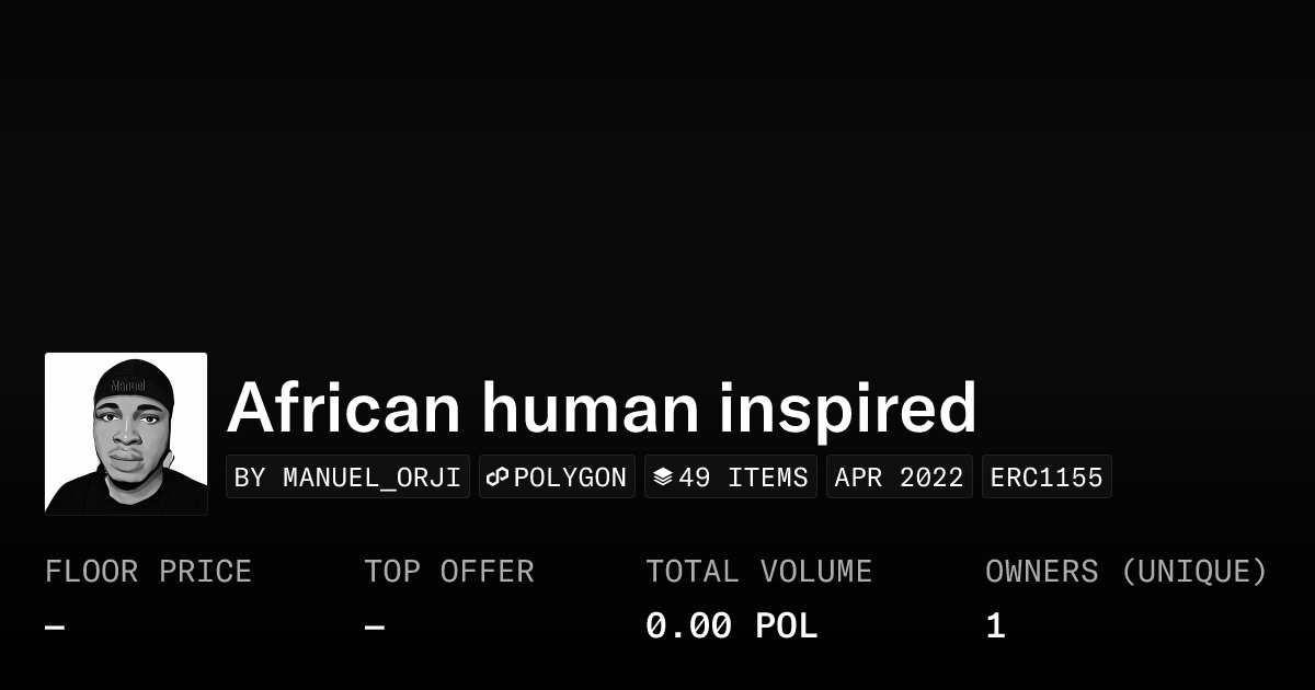 African human inspired - Collection | OpenSea