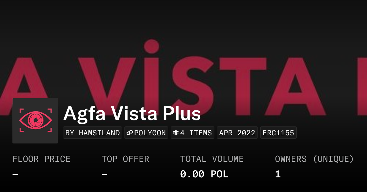 Agfa Vista Plus - Collection | OpenSea