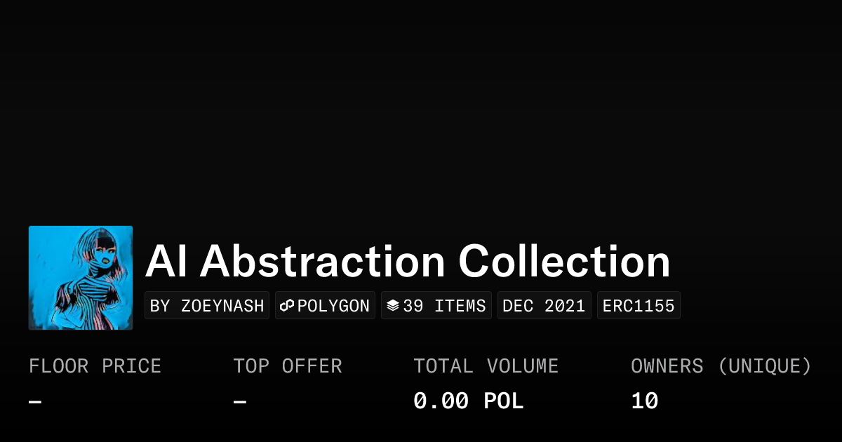 AI Abstraction Collection - Collection | OpenSea