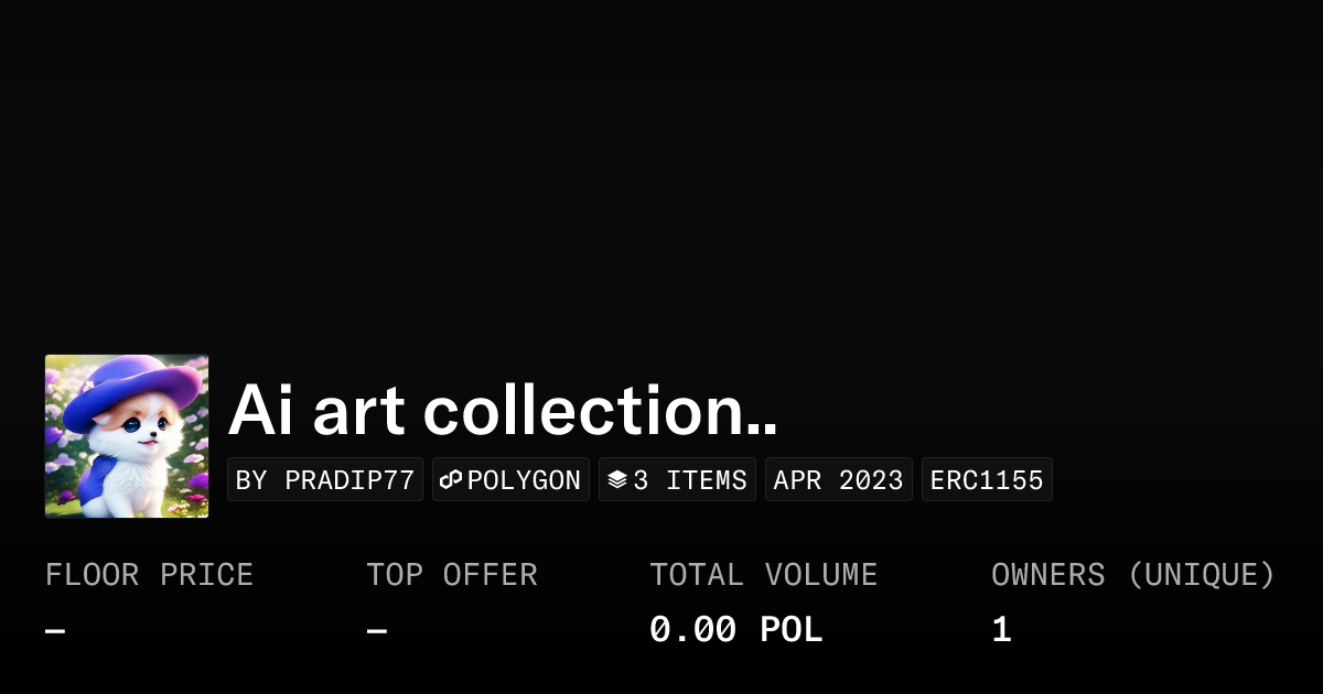 Ai art collection.. - Collection | OpenSea