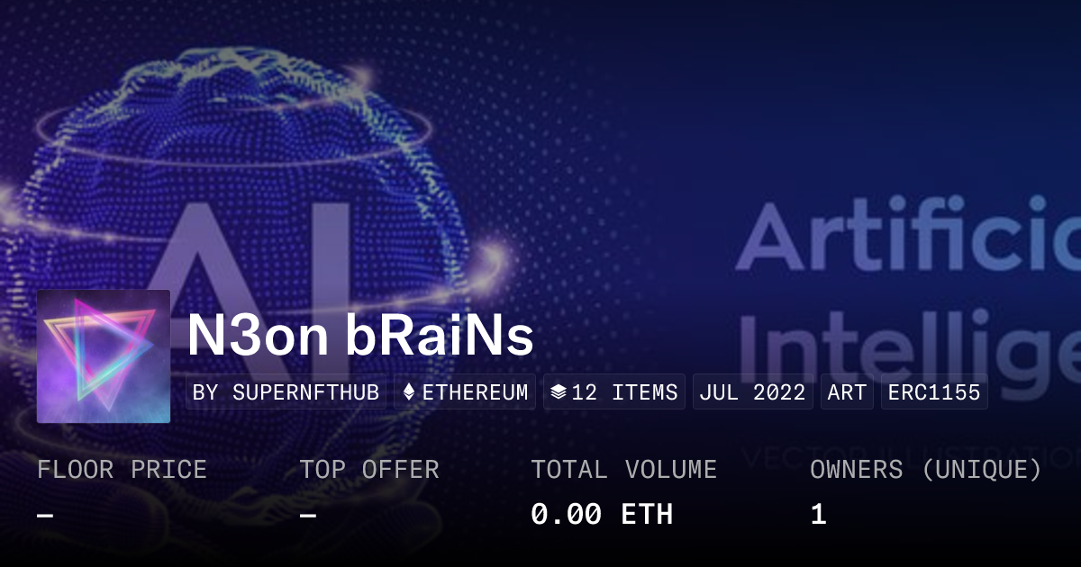 N3on bRaiNs - Collection | OpenSea