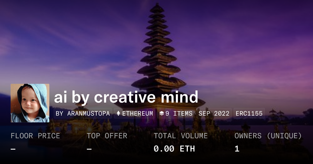 ai by creative mind - Collection | OpenSea