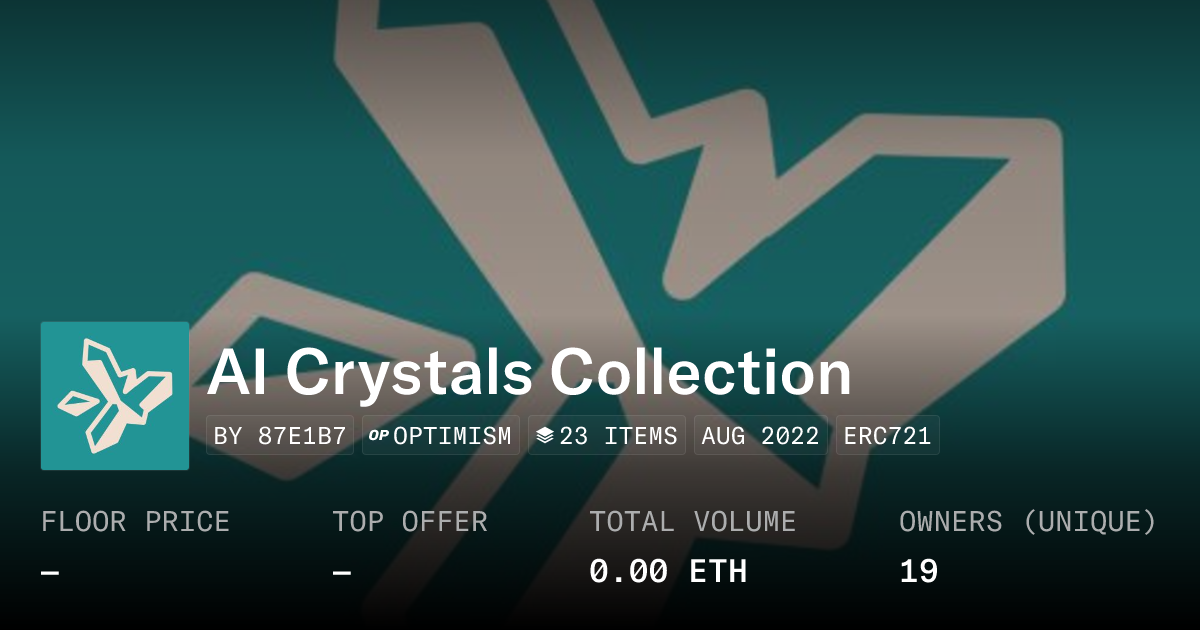 AI Crystals Collection - Collection | OpenSea