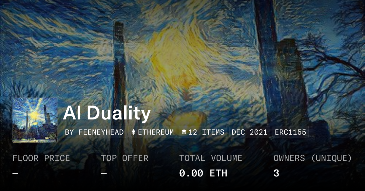 AI Duality - Collection | OpenSea