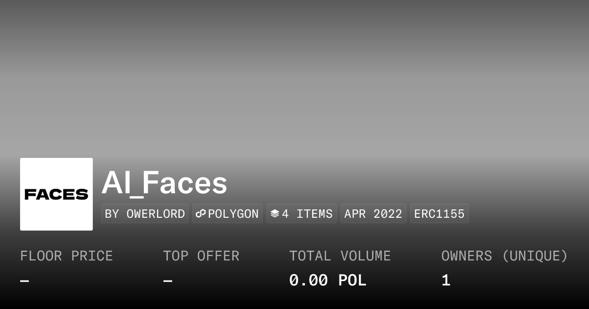 AI_Faces - Collection | OpenSea