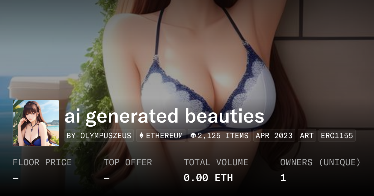 ai generated beauties - Collection | OpenSea
