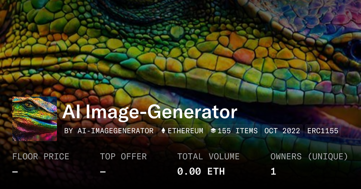 AI Image-Generator - Collection | OpenSea