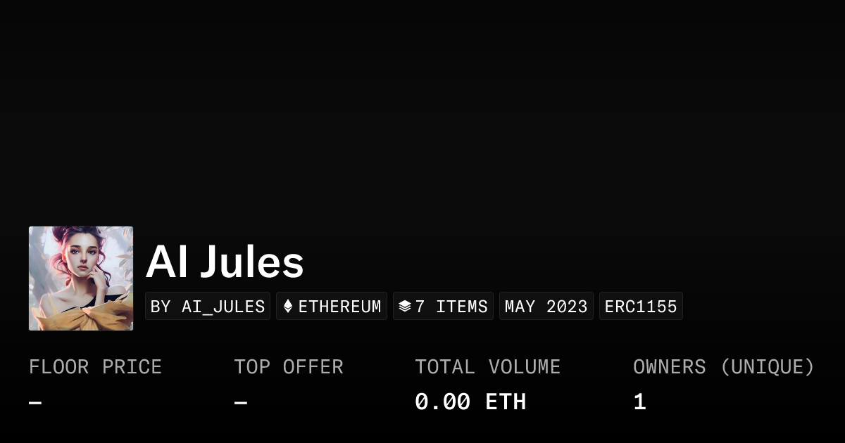 AI Jules - Collection | OpenSea