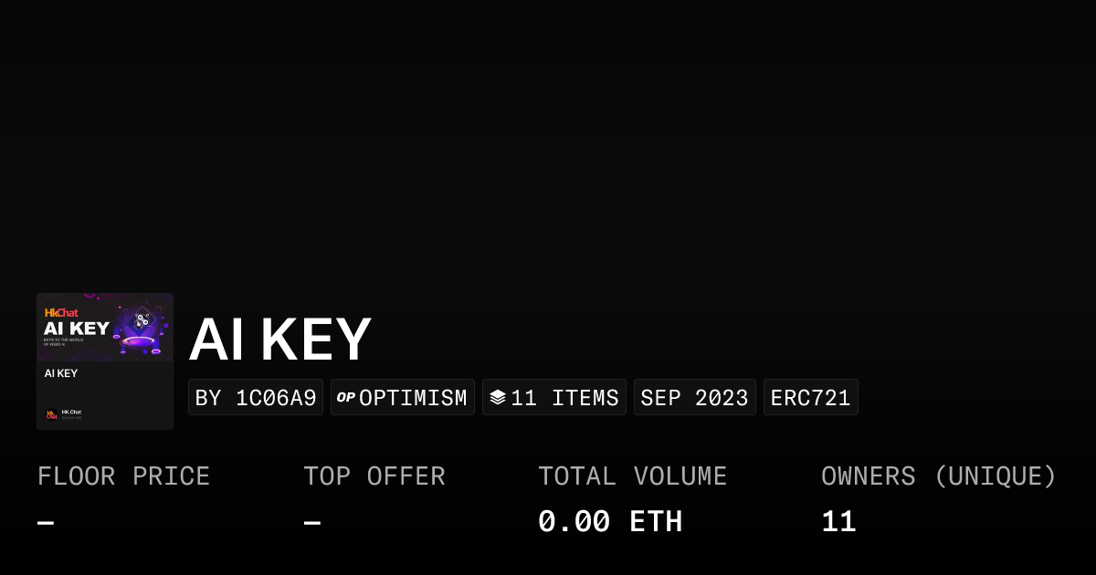 AI KEY - Collection | OpenSea