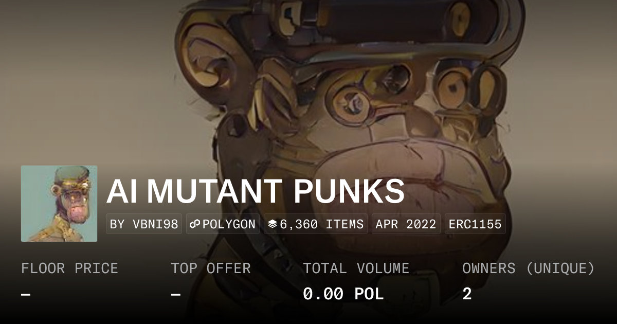 AI MUTANT PUNKS - Collection | OpenSea
