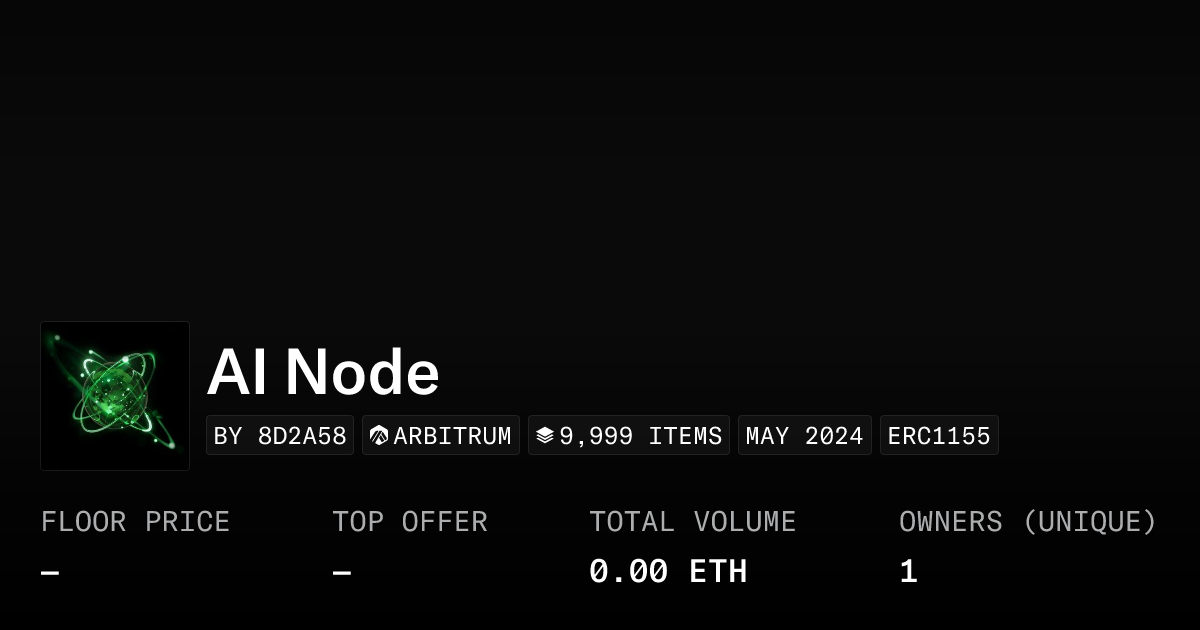 AI Node - Collection | OpenSea