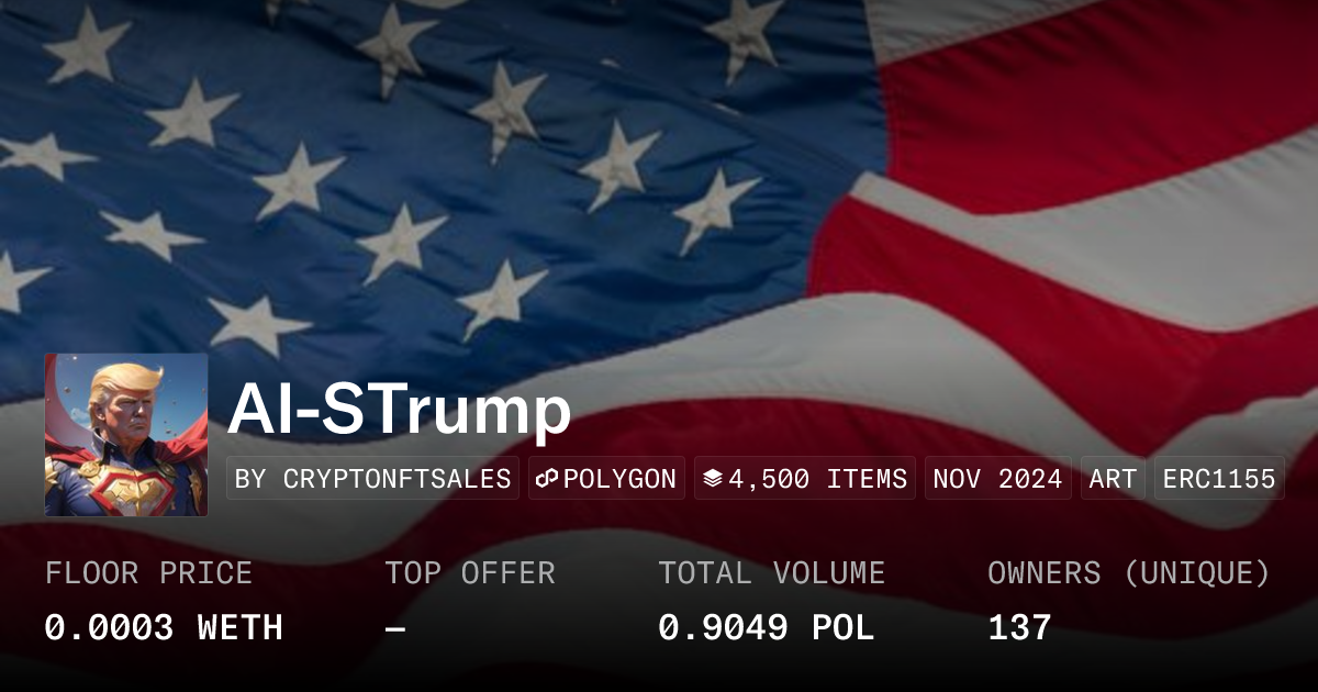 AI-STrump - Collection | OpenSea