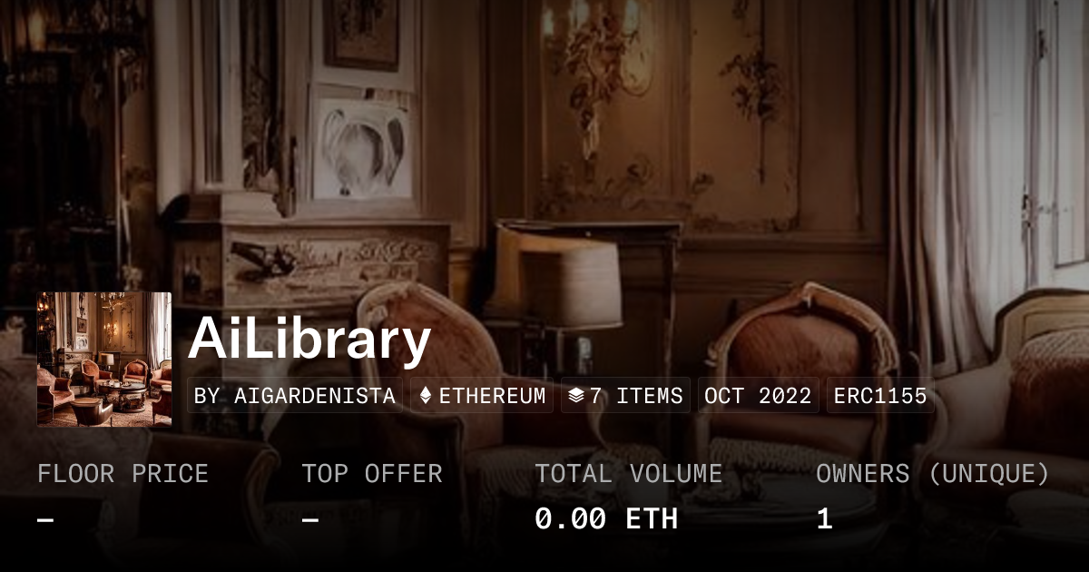 AiLibrary - Collection | OpenSea