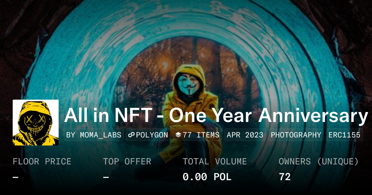 All in NFT - One Year Anniversary - Collection | OpenSea