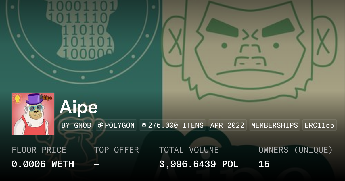 Aipe - Collection | OpenSea