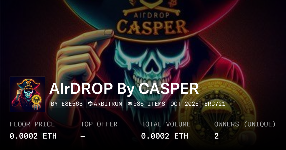 AIrDROP By CASPER - Collection | OpenSea