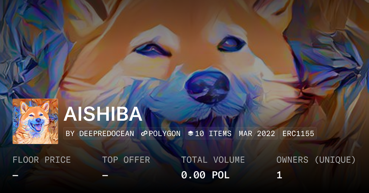 AISHIBA - Collection | OpenSea